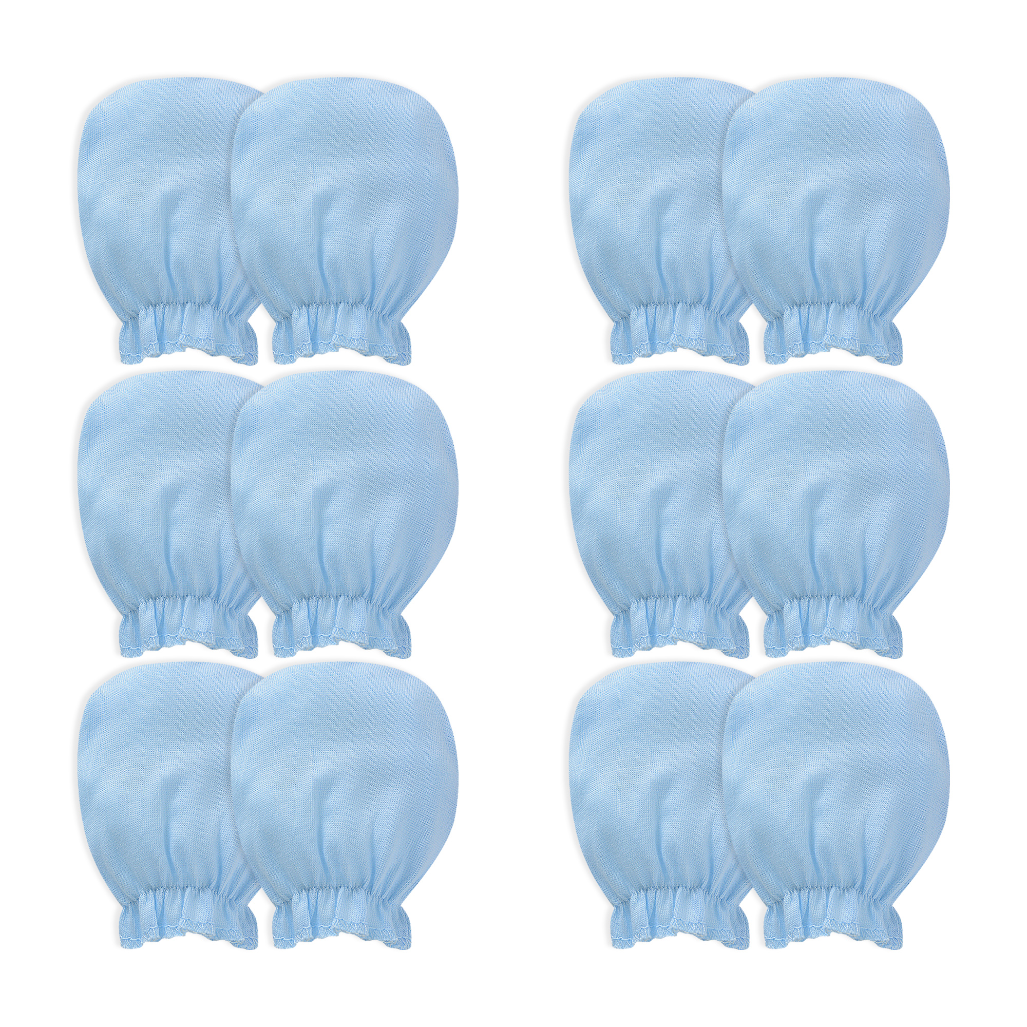 Cotton Stuff - 6-pair Mittens (Blue) - Cotton Stuff