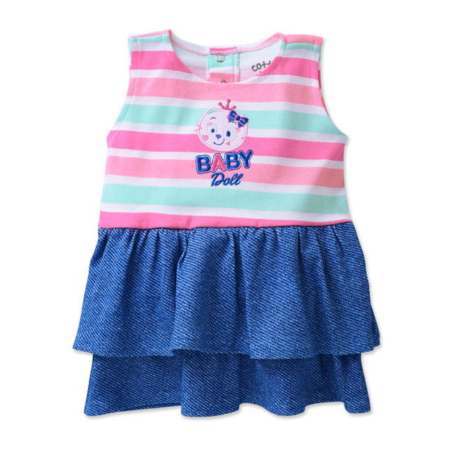 Cotton Stuff - Layered Dress (Baby Doll) - 100% cotton - Cotton Stuff