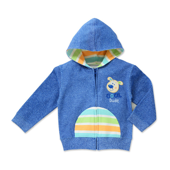 Cotton Stuff - Jacket With Hood (Cool Dude) - 100% cotton - Cotton Stuff
